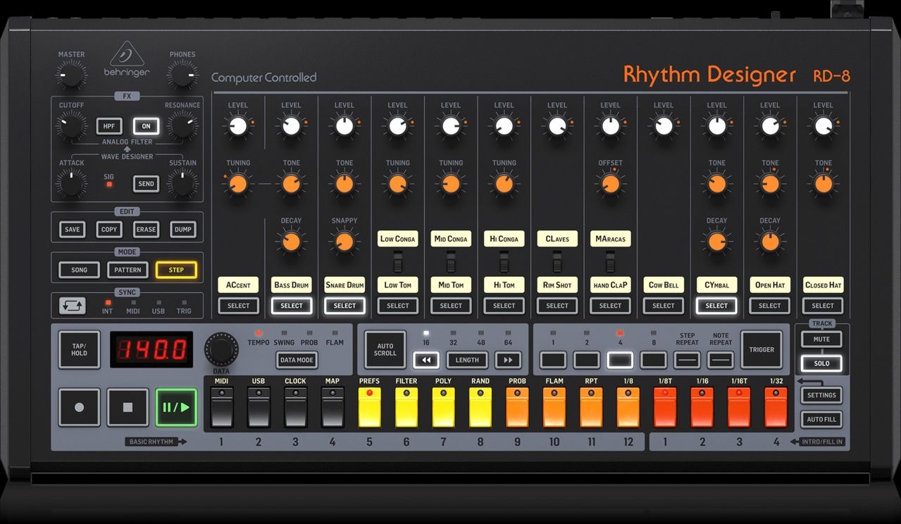Behringer RD-8 (Roland TR-808) (Neu und originalverpackt) in Alpnach ...