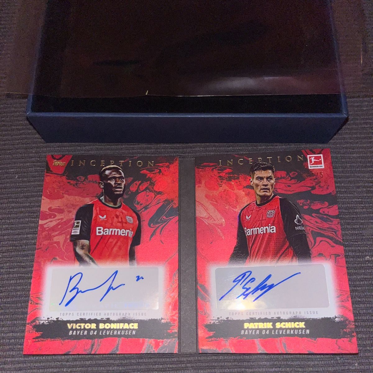 Topps inception Booklet Bayer Leverkusen Boniface Schick /5 (Neu und ...