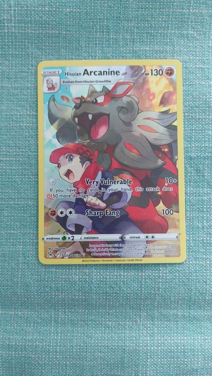 Hisuian Arcanine Trainer gallery Lost Origin (Neu (gemäss Beschreibung)) in Bellinzona für CHF 3 ...