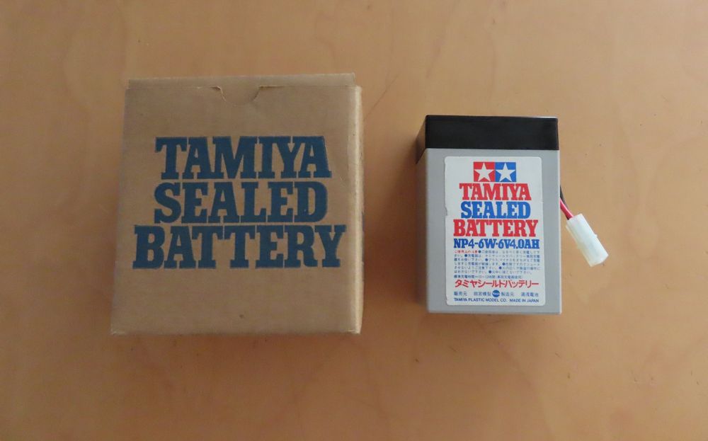 Tamiya RC AKKU Battery Panzer 56002 GEBRAUCHT mit OVP 1977 (Gebraucht ...