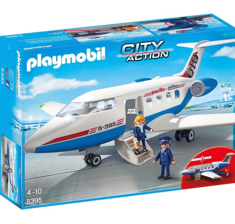 Playmobil Flugzeug Jet Airline Flughafen Fahrzeug (Gebraucht) in Belp ...