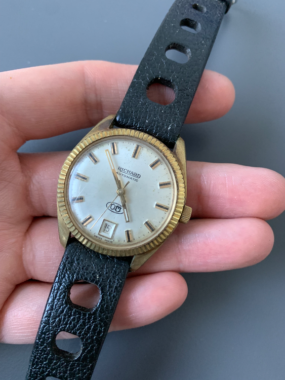 Richard Vintage Automatic Uhr 33mm (Defekt) in Goldau für CHF 20 – mit Lieferung auf Ricardo kaufen