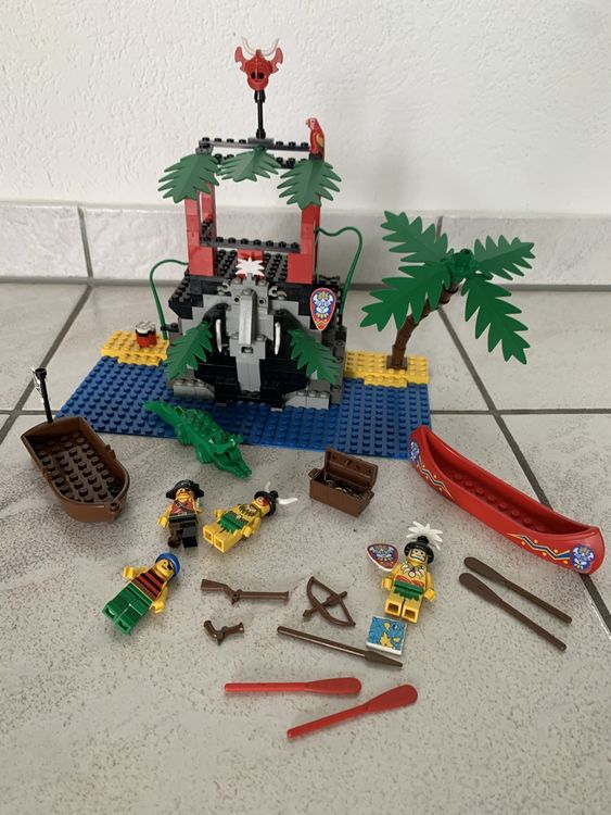 Ab 1.-! Lego 6264 Forbidden Cove Pirateninsel Vintage (Gebraucht) in ...