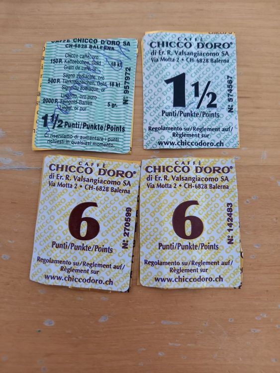 Point Chicco D'oro, 15 ponts (Gebraucht) in Middes für CHF 3 – mit Lieferung auf Ricardo kaufen