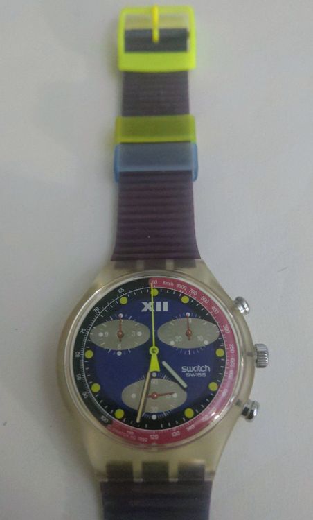 Swatch Chrono "BLUE CHIP" SCK 101 1993 | Kaufen auf Ricardo