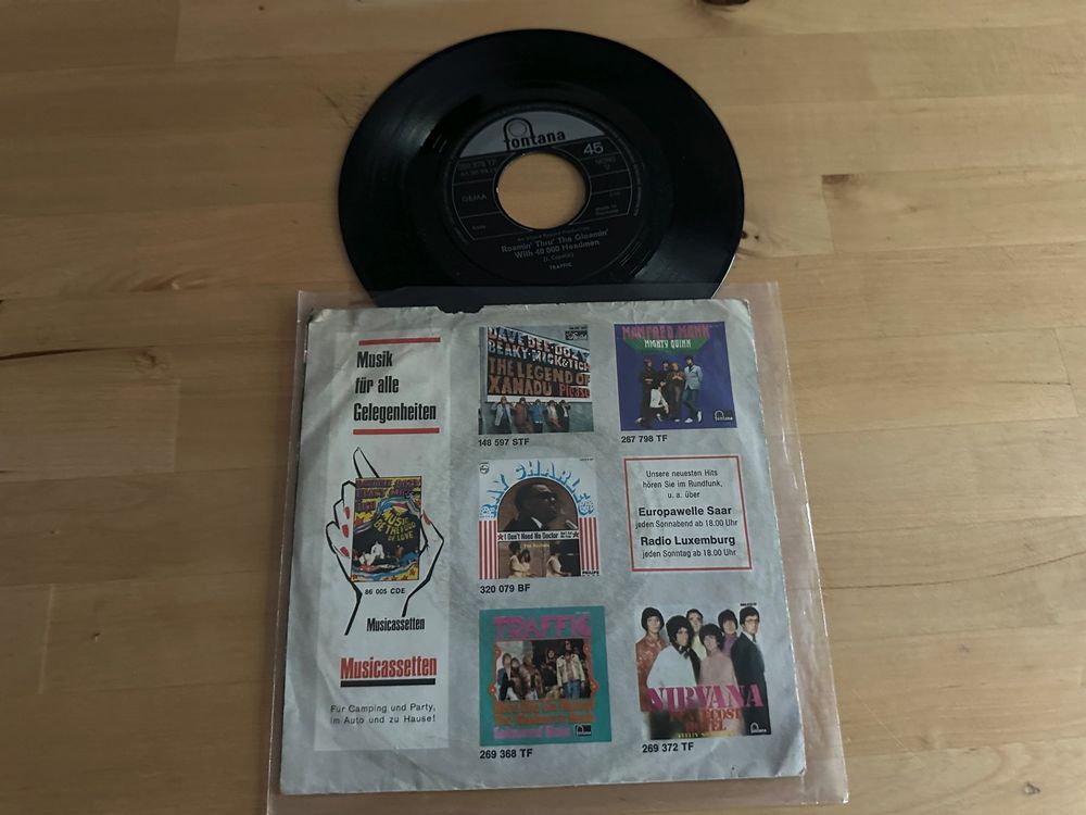 TRAFFIC STEVE WINWOOD tolle No face no name + no Single 60's (Gebraucht ...