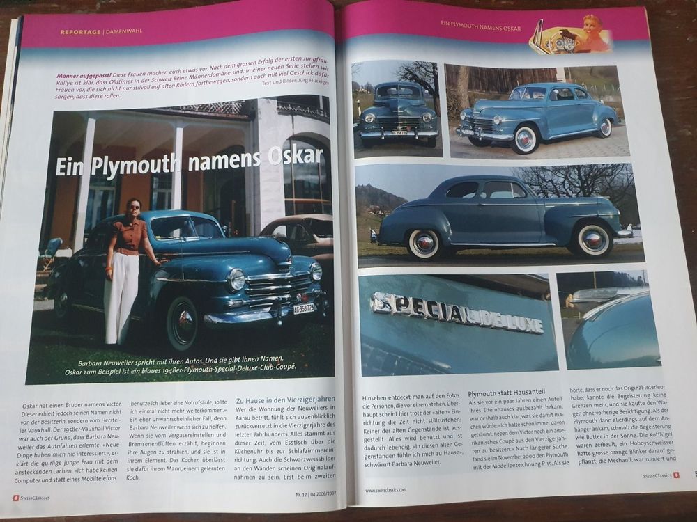 Swissclassics 4/06 Fiat Dino Land Rover Graber GM Biel xa | Kaufen auf ...