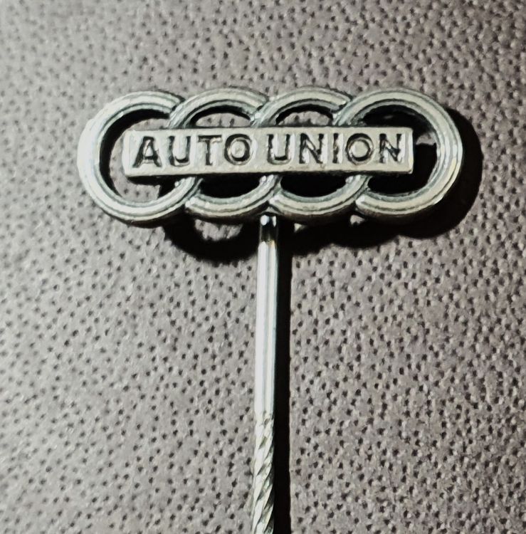 R411 - Alte Anstecknadel Auto Union 1940er Jahre Logo / Audi (Gebraucht ...