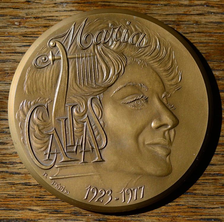 Médaille Maria Callas 1923 - 1977 | Kaufen auf Ricardo Médaille Maria Callas 1923 - 1977 | Kaufen auf Ricardo