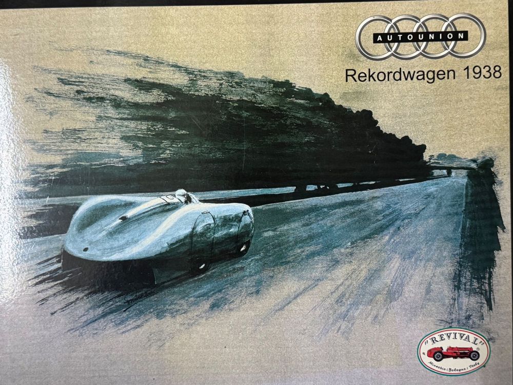 Auto Union Rekordwagen 1938 1:20 Bausatz Metall Revival Audi (Neu und ...