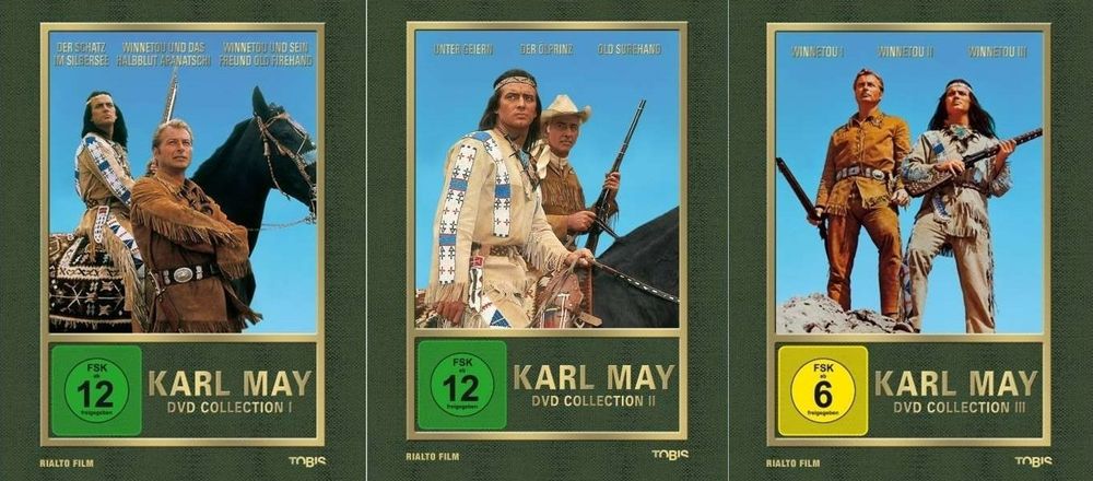 Karl May Collection 1 & 2 & 3 (9 DVD) (Neu und originalverpackt) in ...