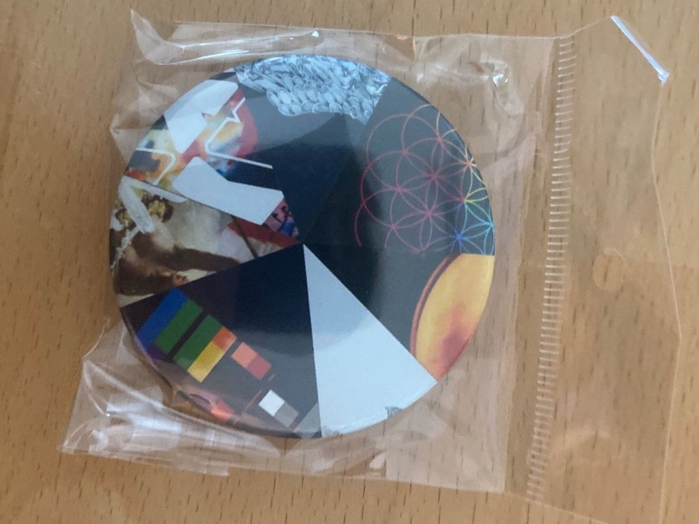 Coldplay Pin Anstecker Rock Punk Metal Pop (Neu (gemäss Beschreibung ...