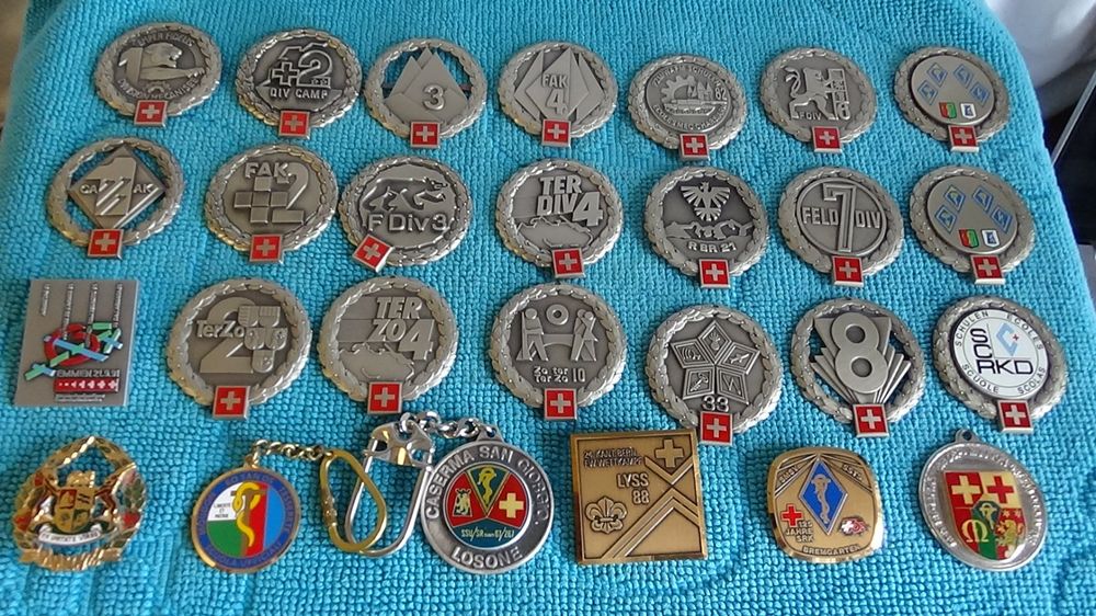 Béretembleme und Abzeichen Schweizer Armee (Gebraucht) in Wiedlisbach ...