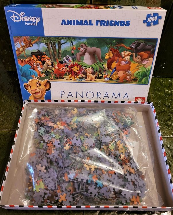 König der Löwen - Panorama Puzzle - Disney - 1000 Teile (Neu (gemäss ...