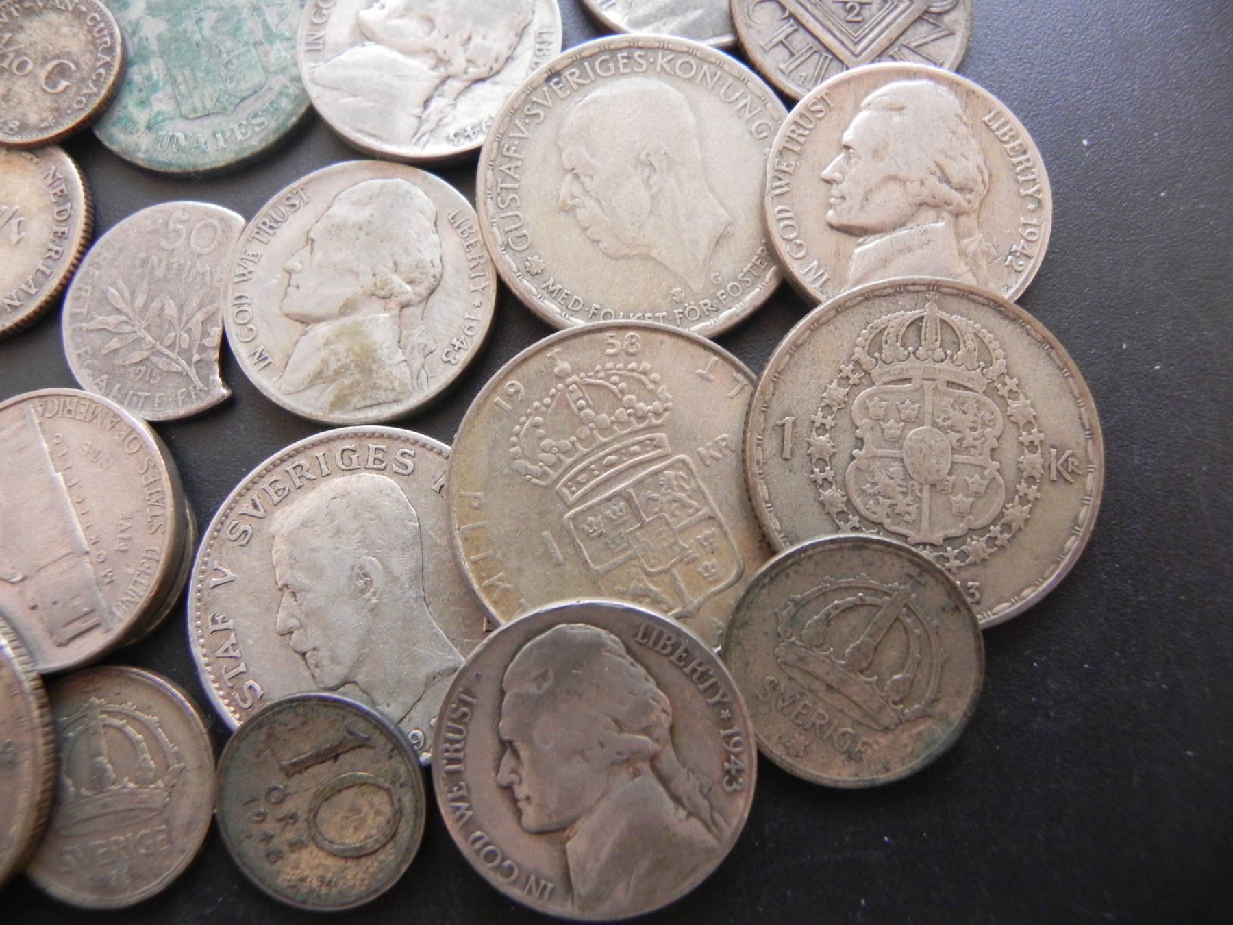 Grosses altes Silber Münzen Lot - Nettogewicht: 103 Gramm (Gebraucht ...