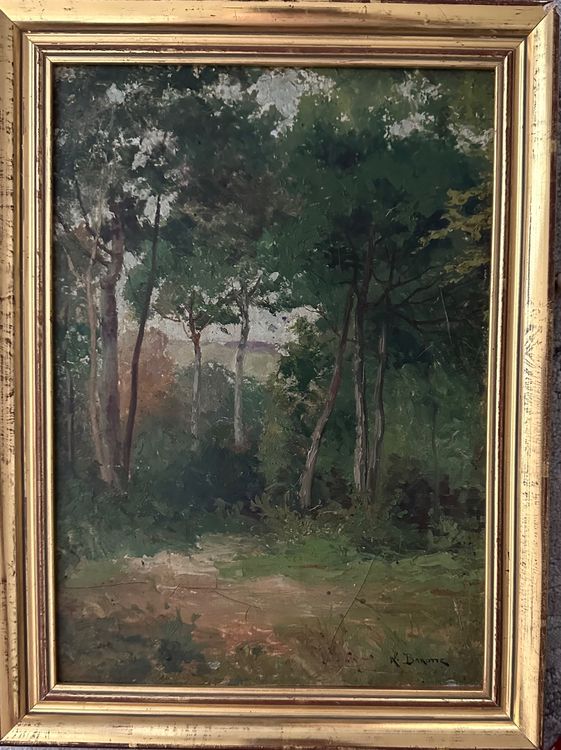 Léon Barotte (1866-1933) Wald Szene Gemälde | Kaufen auf Ricardo