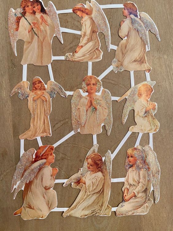 Glanzbilder Oblaten Engel Glitzerflügel (Neu und originalverpackt) in Luzern für CHF 5 – mit ...