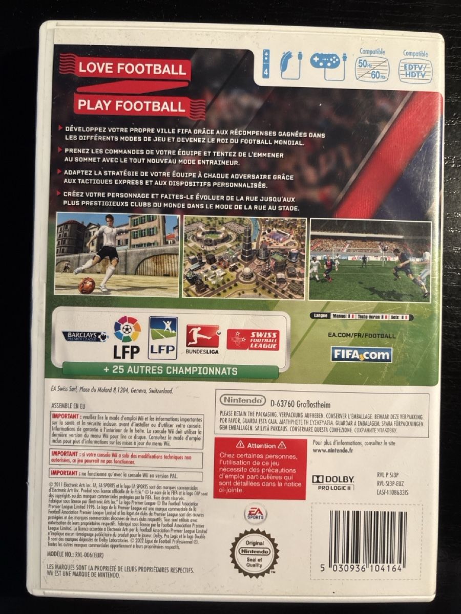 FIFA 12 sur Wii - Jeu de foot parfait pour l'hiver! (D'occasion) à ...