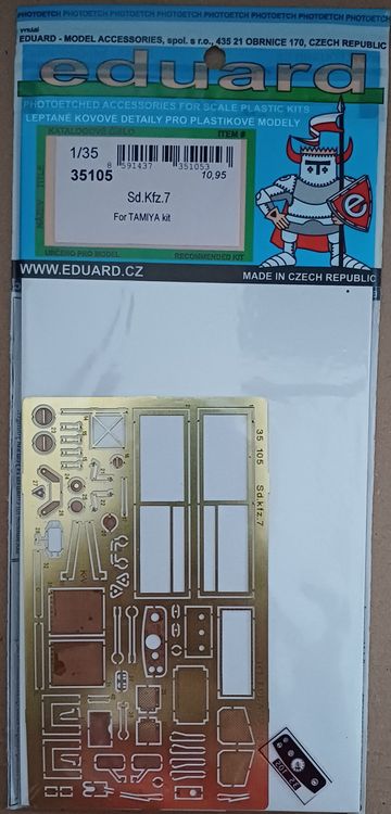Eduard 35105 Sd.Kfz.7 Tamiya 1:35 (Neu und originalverpackt) in Châtel ...
