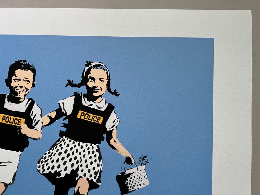 Banksy « Police Kids » XL VERSION 43/150 | Kaufen auf Ricardo