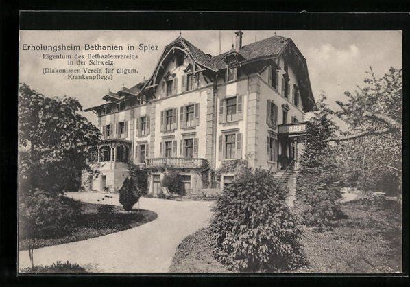 AK Spiez, Erholungsheim Bethanien, 1915 | Kaufen auf Ricardo
