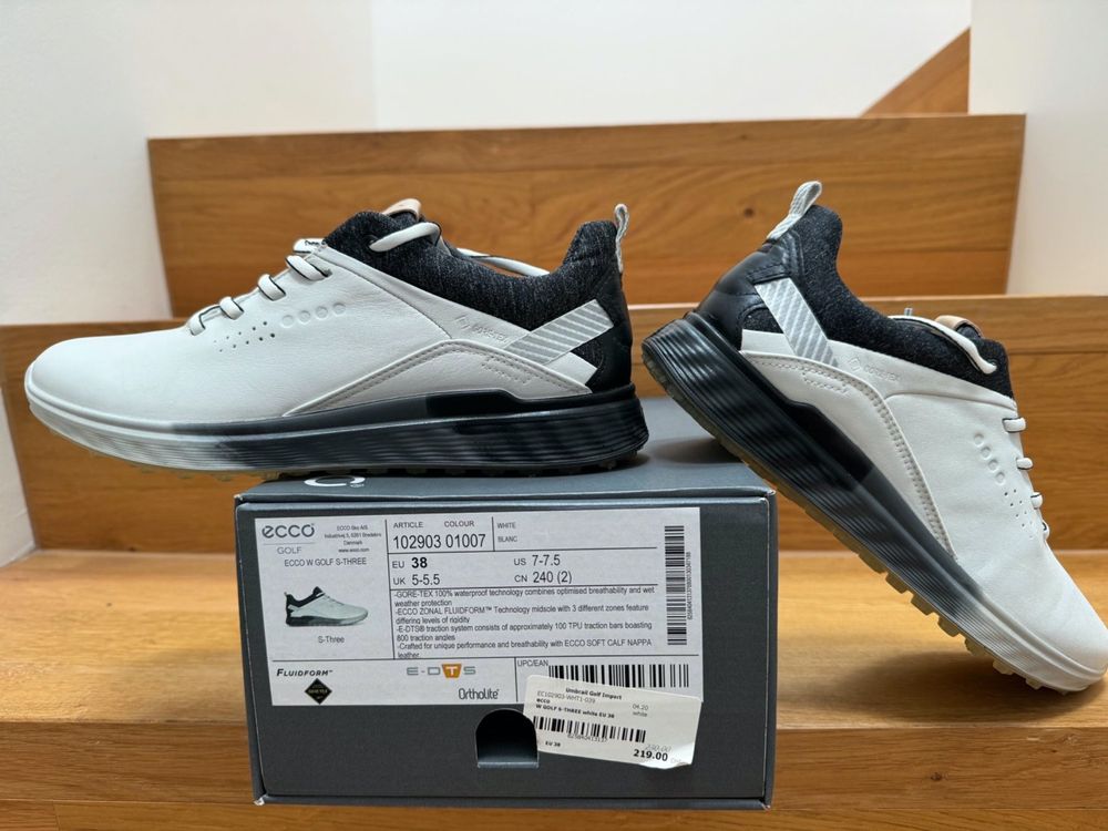 ECCO S-Three Damen Golfschuh - 38 - neu mit Box | Kaufen auf Ricardo