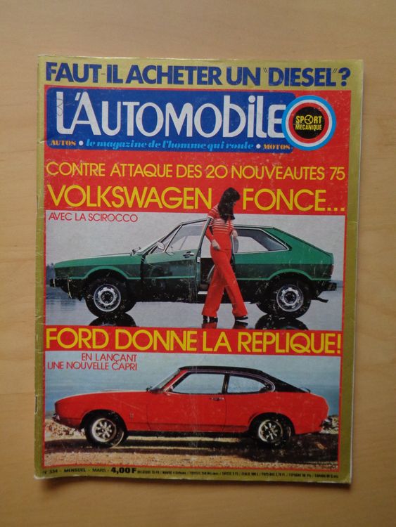 L'Automobile magazine mars 1974 Ford VW Renault Simca F1 (D'occasion) à ...