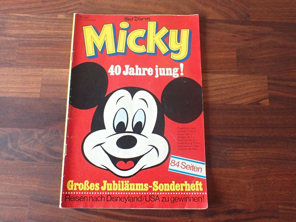 Grosses Jubiläums-Sonderheft MICKY 40 Jahre jung von 1970 | Kaufen auf ...