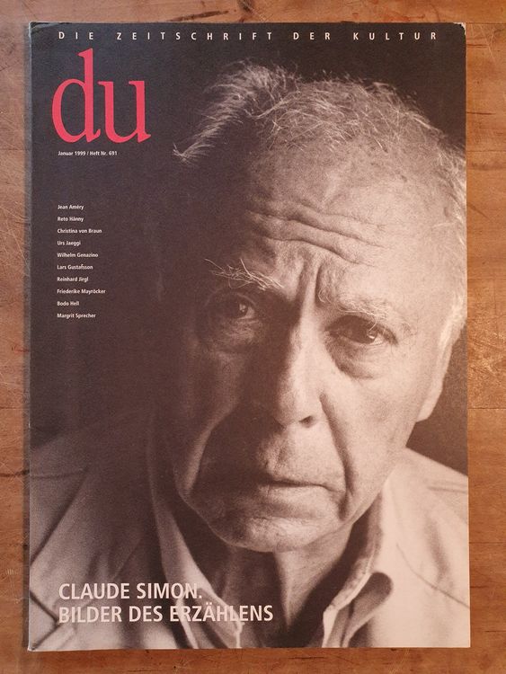 DU - Die Zeitschrift für Kunst und Kultur – 691 / 1999 (Gebraucht) in ...