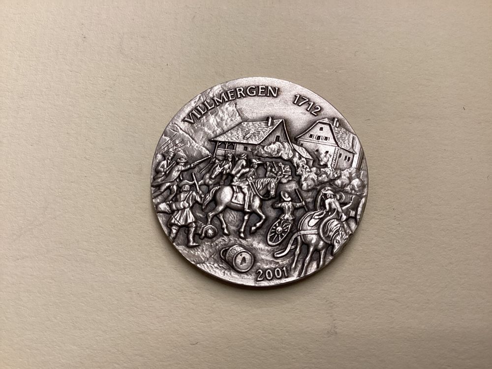 1. August - Taler Silber 2001 Villmergen 1712 (wie neu) (Gebraucht) in Eschen für CHF 21 – mit ...