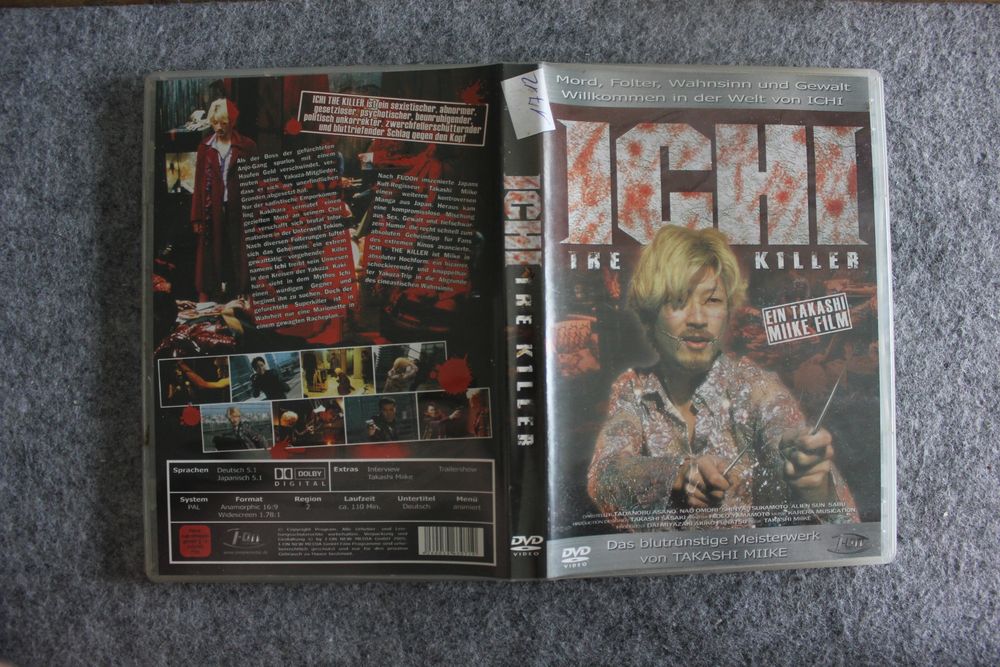 ICHI THE KILLER - DVD ( 1712) (Gebraucht) in Geroldswil für CHF 8 – mit Lieferung auf Ricardo kaufen