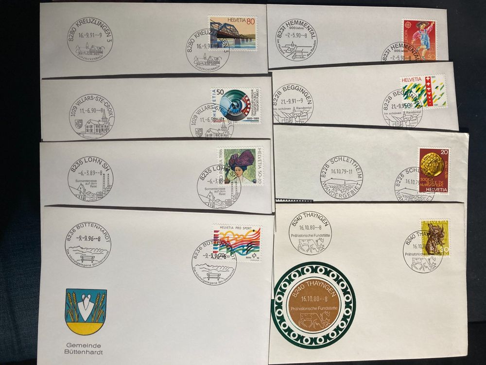 Schweiz 8 Werbestempel 1 (Gebraucht) in Liestal für CHF 1 – mit Lieferung auf Ricardo kaufen