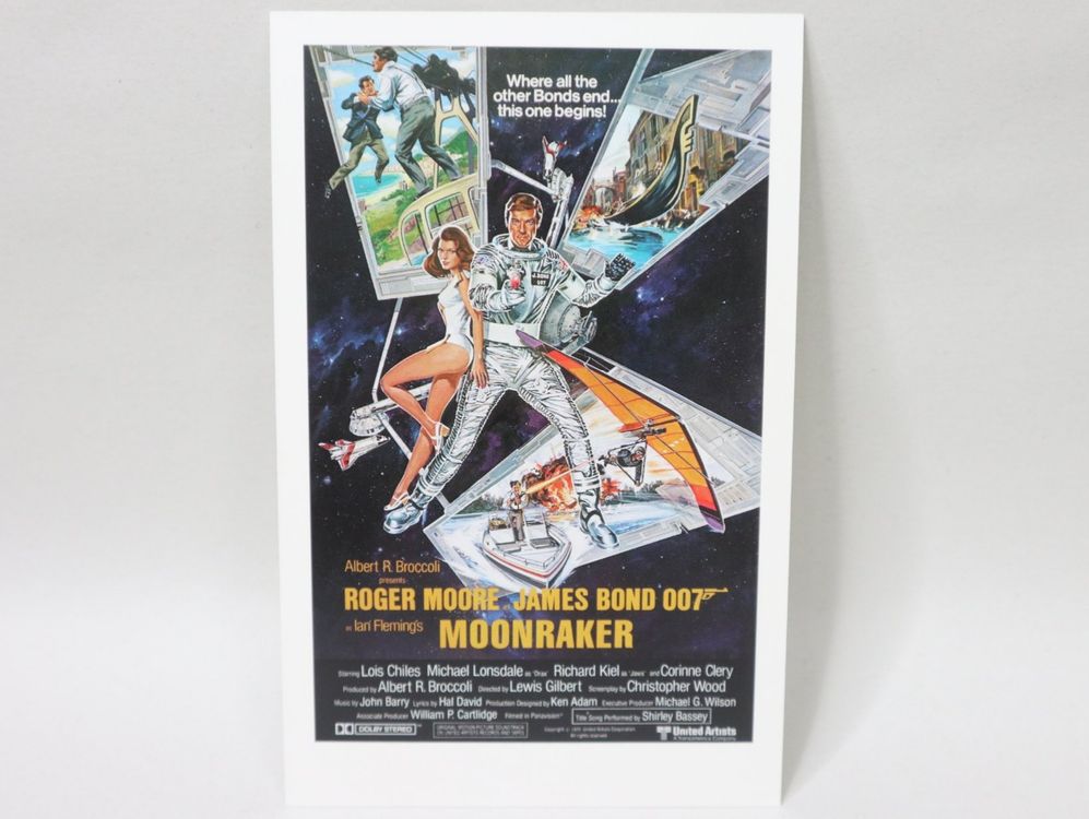 AK 007 James Bond US Poster Moonraker 1979 Roger Moore (Neu (gemäss Beschreibung)) in für CHF 2. ...