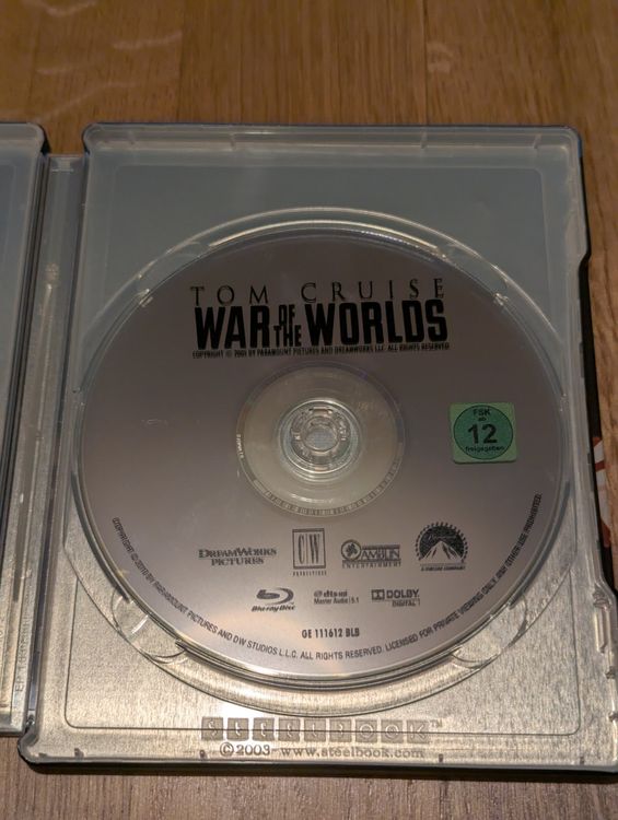 Krieg der Welten Steelbook Blu-Ray (Gebraucht) in Bern für CHF 4 – mit ...