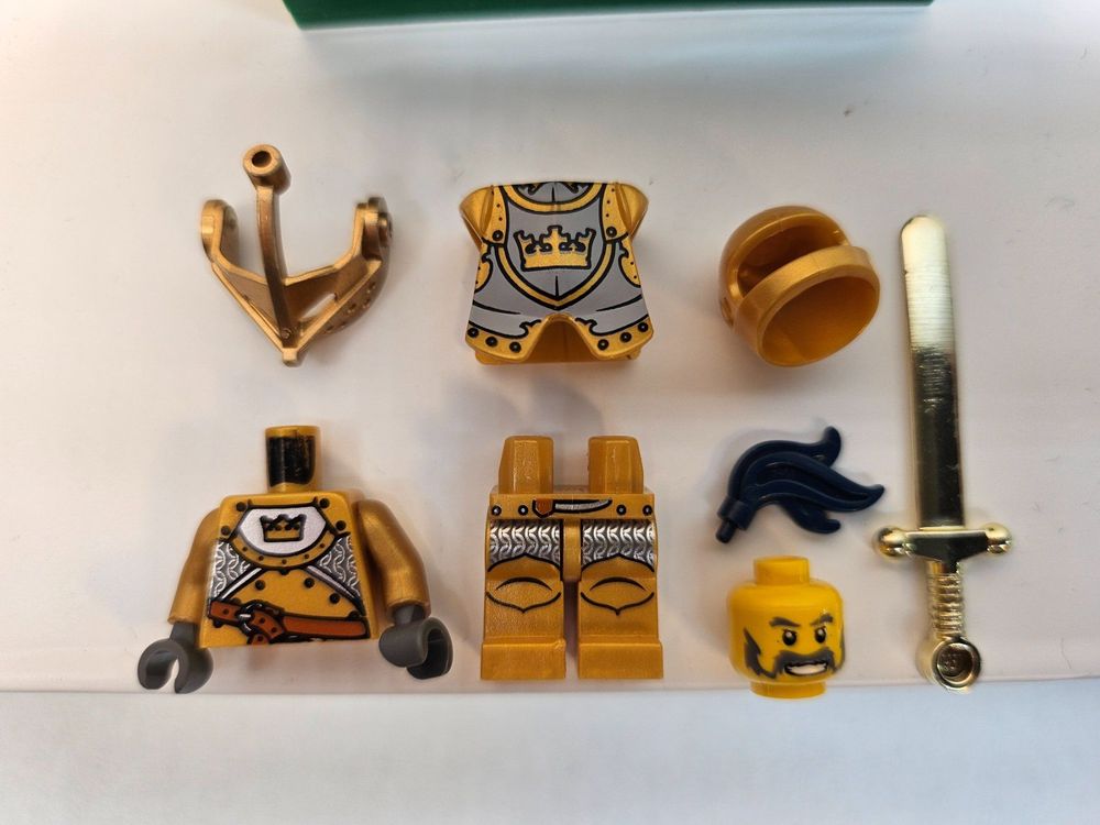 Lego Castle Gold Knight Minifigur cas145 aus Set 7079, RAR! (Gebraucht ...