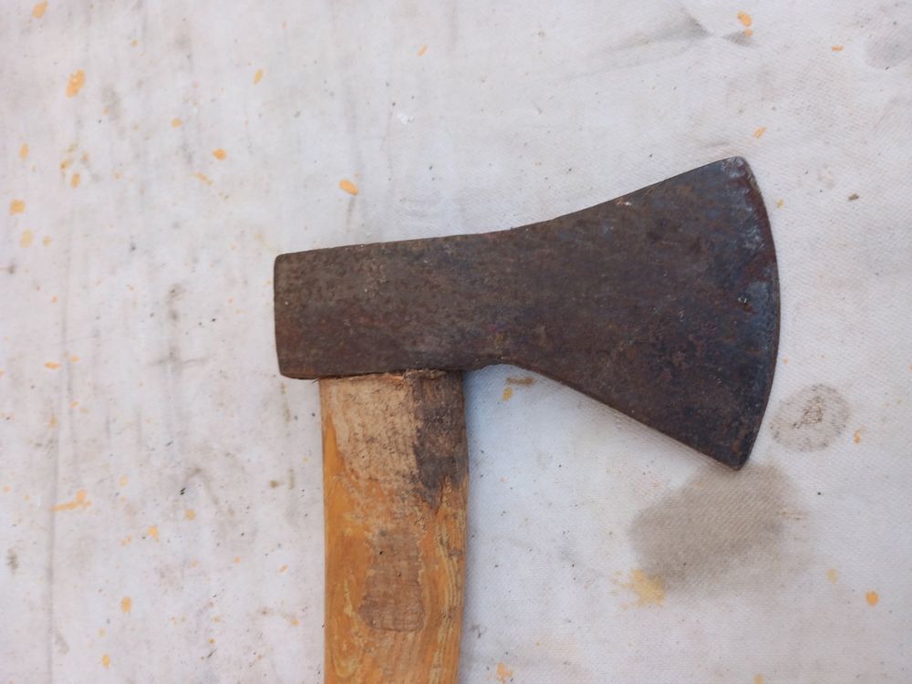 Gartenaxt mit Holzstiel Axt Holzaxt Holzspalter 700g (Gebraucht) in Rheinau für CHF 12 – mit ...