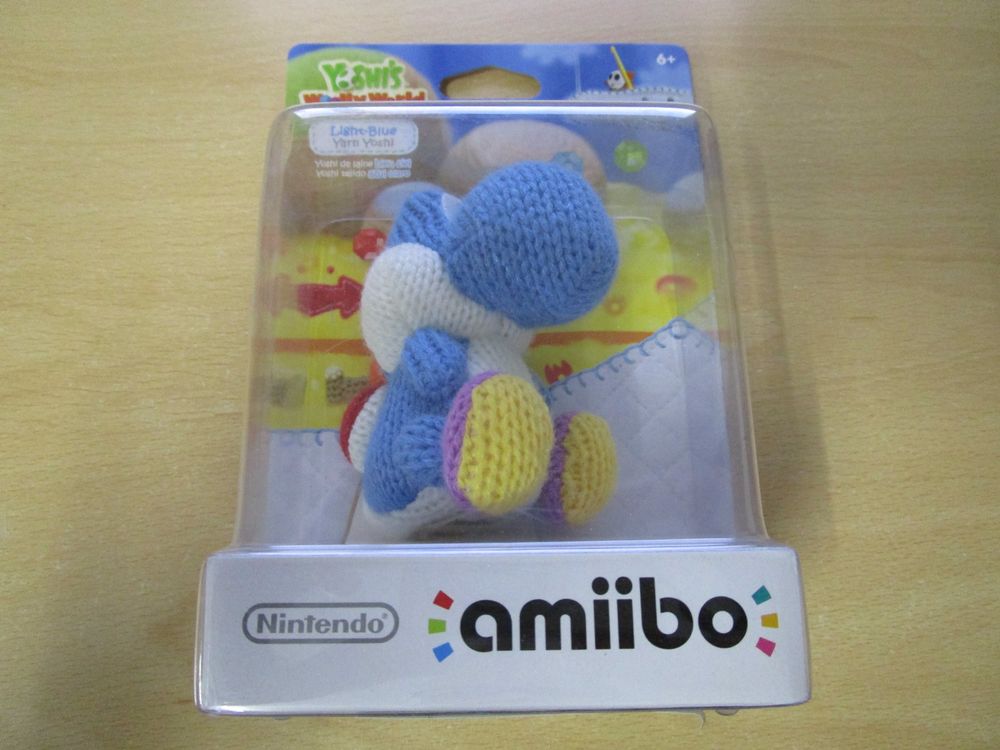 amiibo Yoshi's Woolly World Light Blue Yarn Yoshi Neuware | Kaufen auf Ricardo
