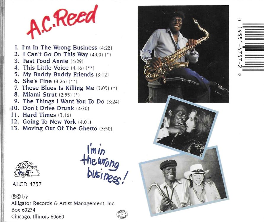 A.C. Reed - I'm In The Wrong Business (Gebraucht) in Savagnier für CHF ...