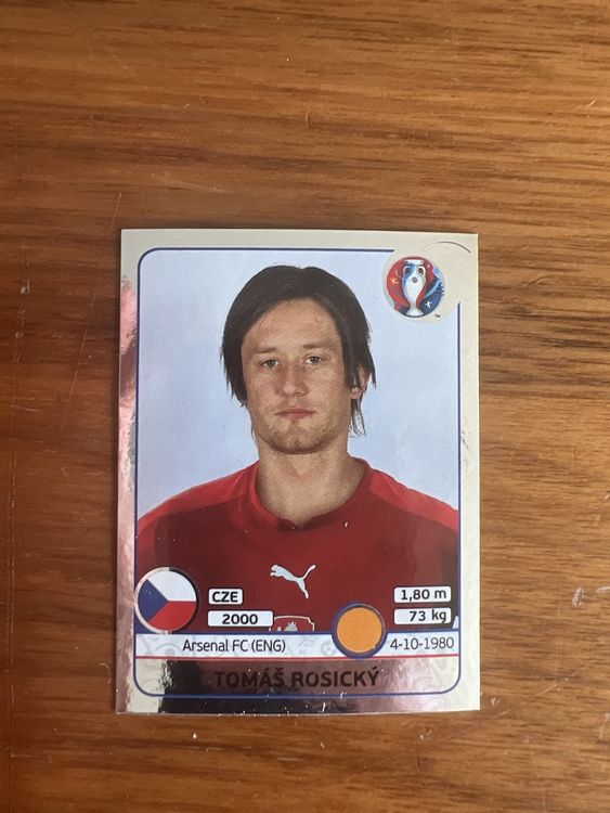 Panini Frankreich EM 2016 Tomas Rosicky (Neu (gemäss Beschreibung)) in ...