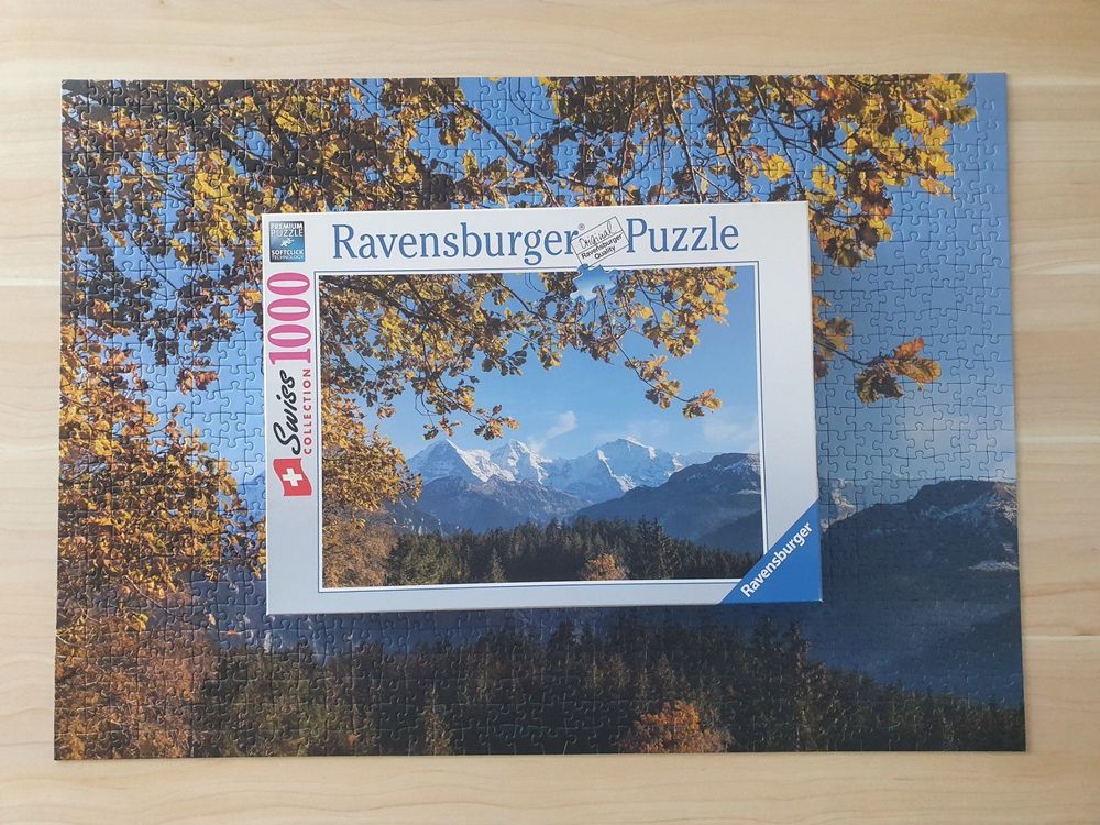 Puzzle Ravensburger 1000 Teile - Eiger, Mönch und Jungfrau | Kaufen auf Ricardo