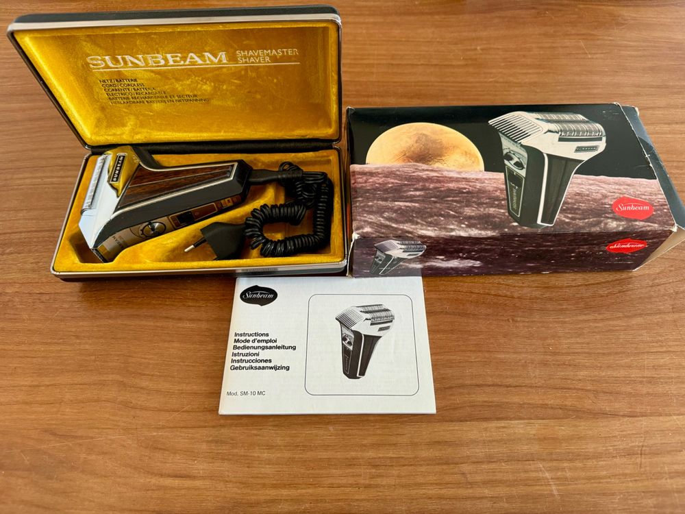 Vintage SUNBEAM SHAVEMASTER Rasierer NEU & original verpackt (Neu und originalverpackt) in ...