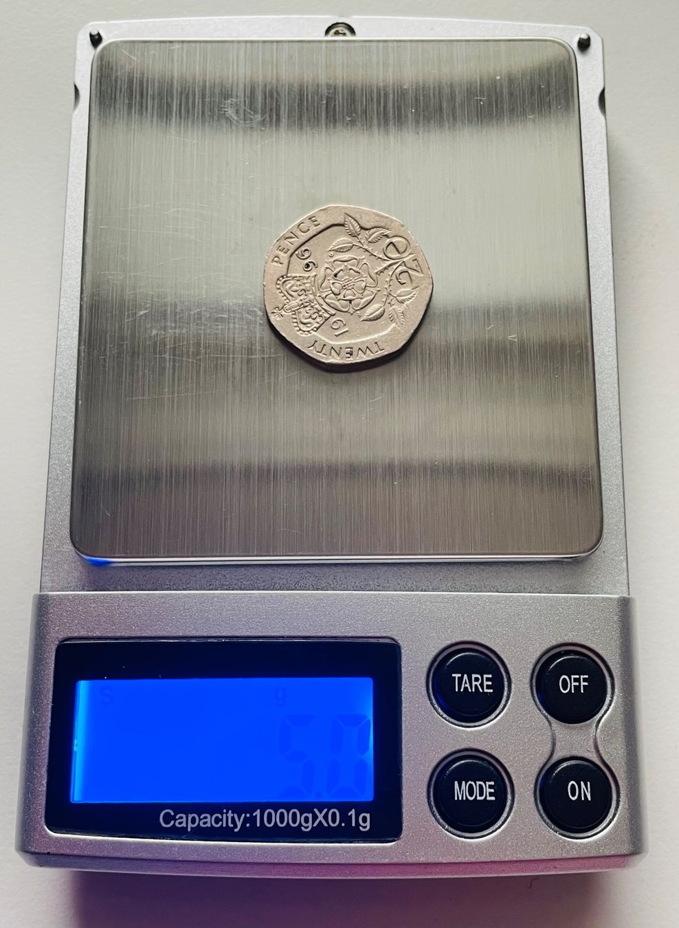 Seltene GB 20 Pence Münze von 1996 – Sammlerstück! AU-58! (Gebraucht ...