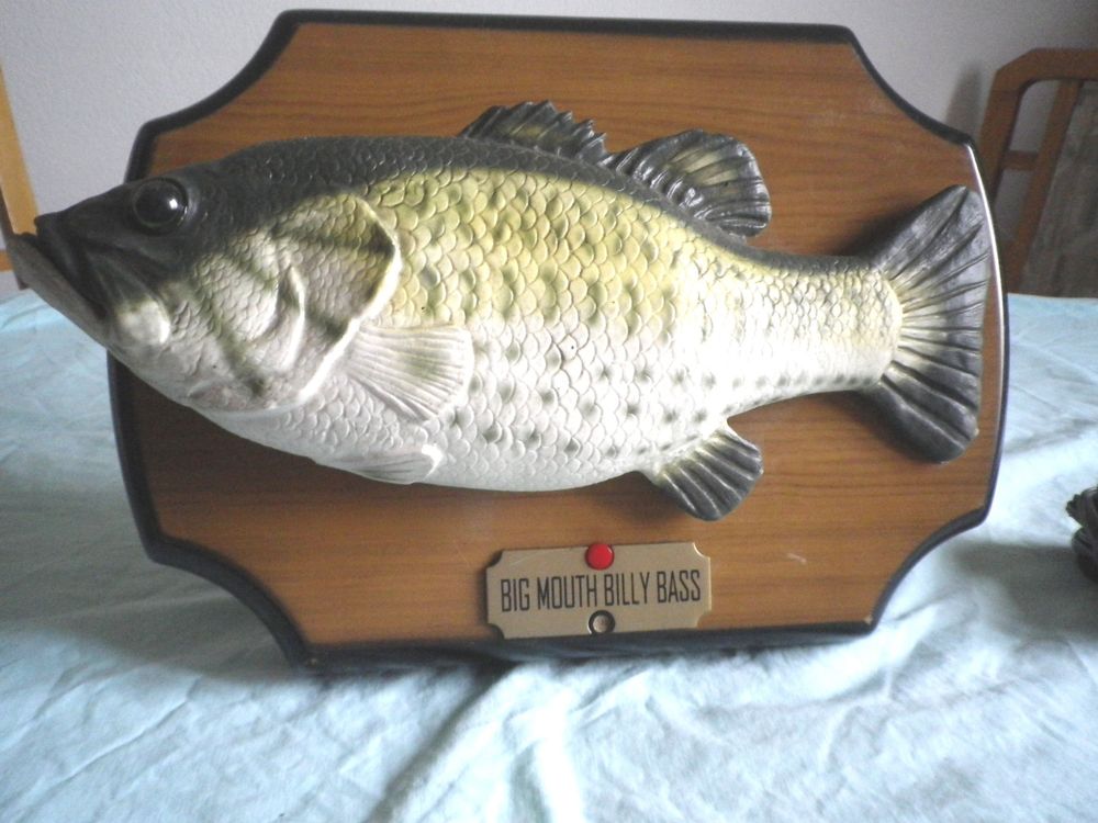 Vintage: Singender Fisch «Big Mouth Billy Bass». Für Bastler (Defekt ...