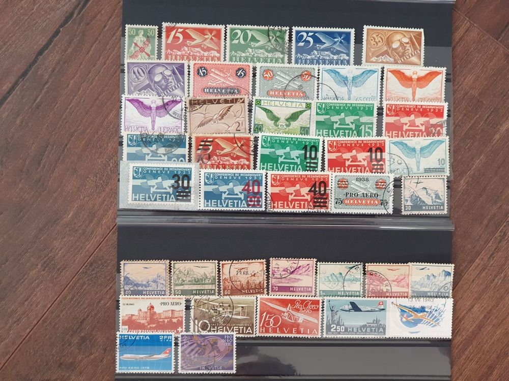 Schweiz kleiner Lot Flugpost mit F2!! uvm. | Kaufen auf Ricardo