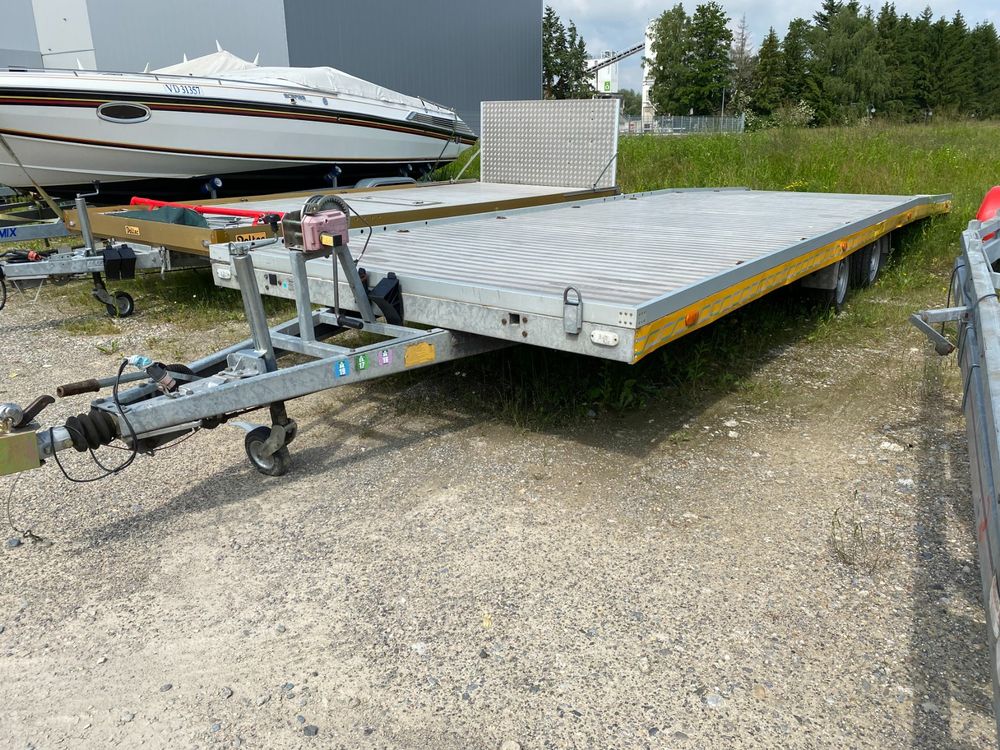 Autotransporter Anhänger für 2 Fahrzeuge (Gebraucht) in St-Aubin FR für CHF 6900 – nur Abholung ...