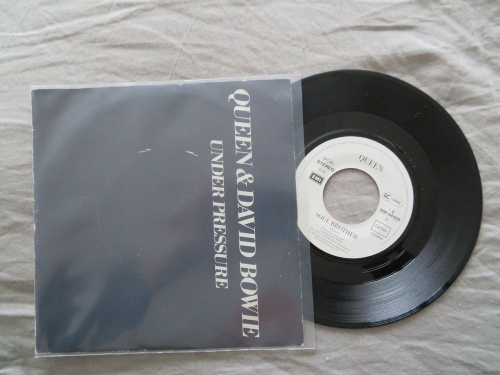 QUEEN U DAVID BOWIE SINGEL UNDER PRESSURE (Neu (gemäss Beschreibung ...