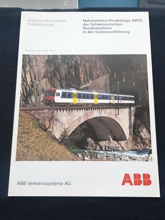 ABB NPZ der SBB CFF FFS (Gebraucht) in Birrwil für CHF 9 – mit Lieferung auf Ricardo kaufen