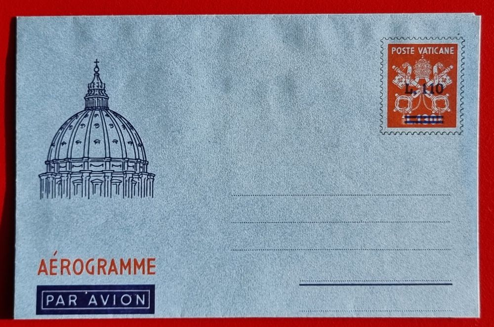 VATIKAN AEROGRAMME MIT AUFDRUCK 1972** | Kaufen auf Ricardo