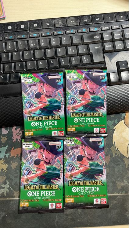 One Piece Legacy of Master Booster - 4 Packs! 🔥Saison (Neu und ...
