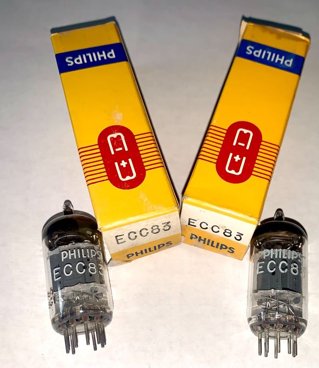 2 Röhren / Radioröhren ECC83 /12 AX7(2xTriode), NOS, Philips (Neu (gemäss Beschreibung)) in Biel ...